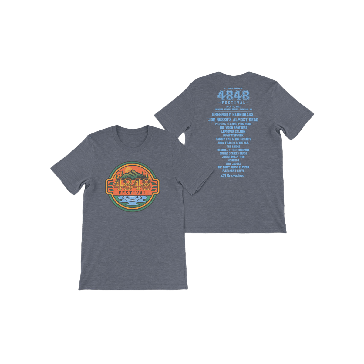 4848 2022 Event T-Shirt, Heather Slate – Merch Shops by Press Press Merch