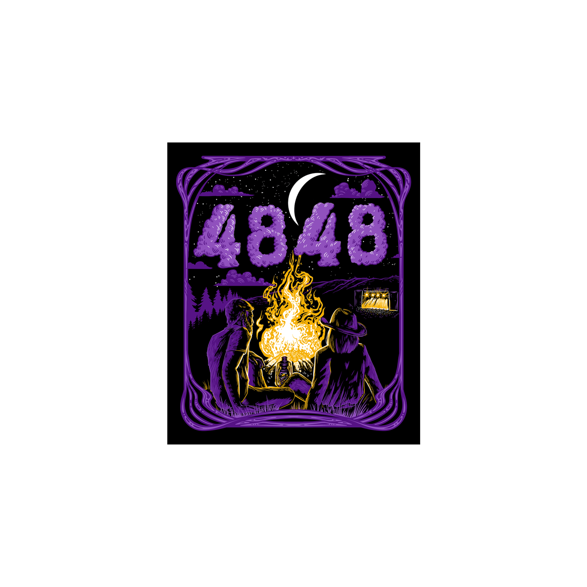 4848 Fire Magnet – Merch Shops by Press Press Merch