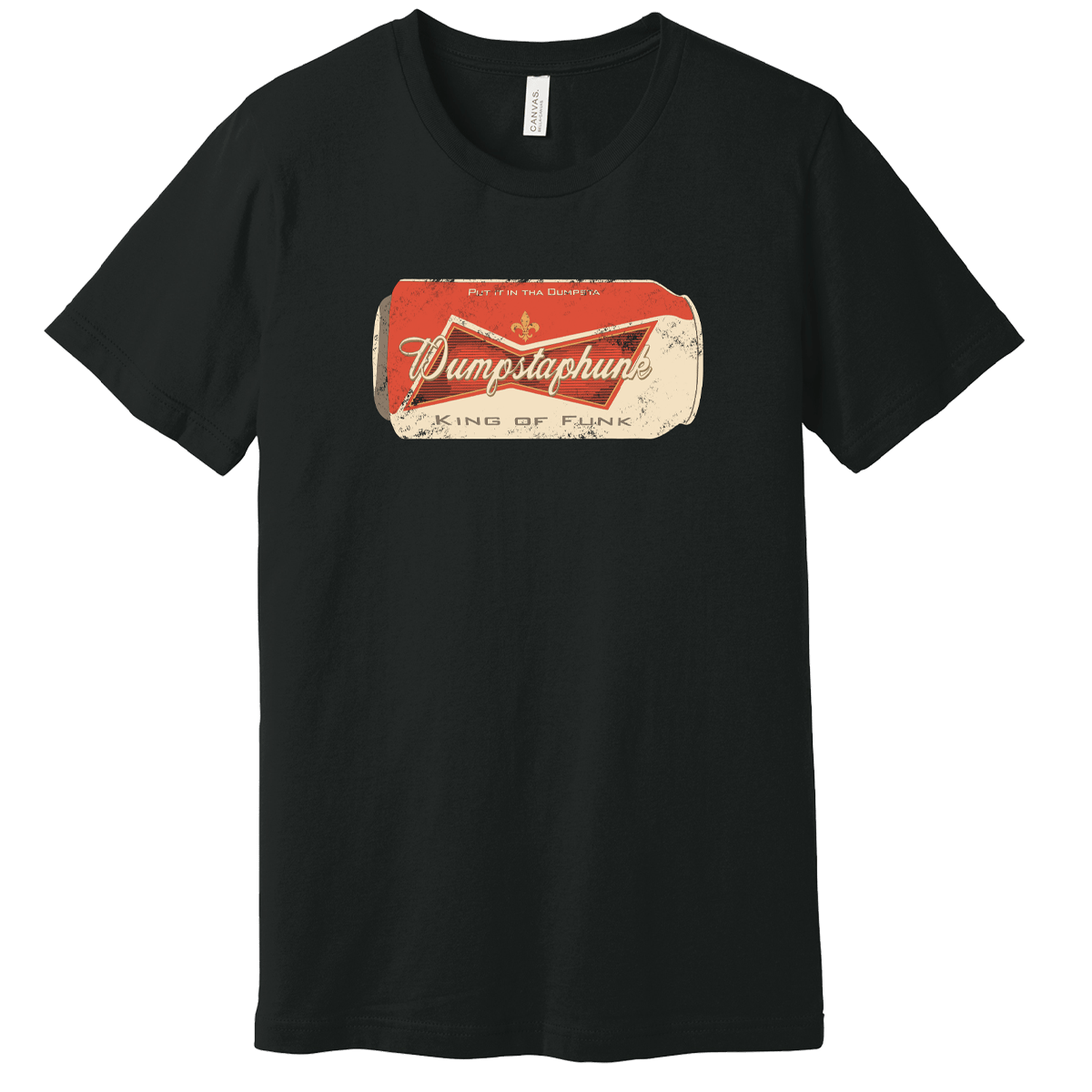 Beer Can Tee, Vintage Black – Merch Shops by Press Press Merch