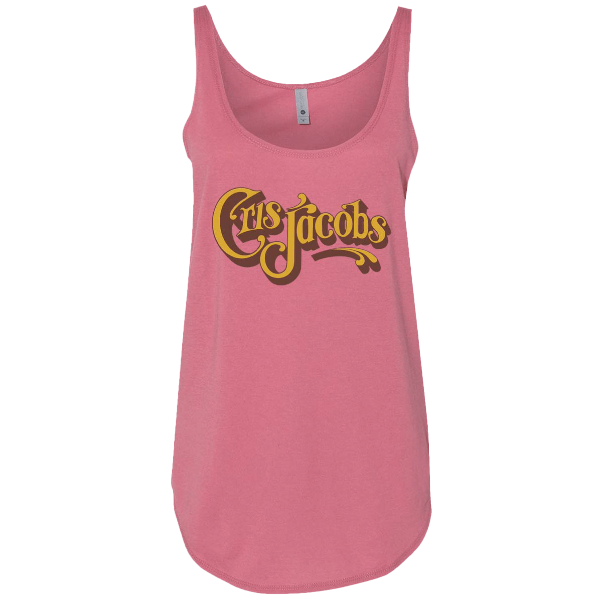 Cris Jacobs Script Logo Ladies Tank – Merch Shops by Press Press Merch