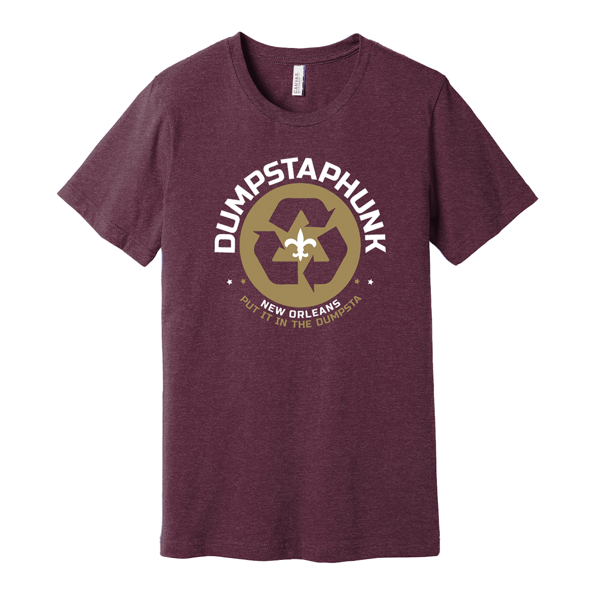 Recycle Tee, Maroon – Merch Shops by Press Press Merch