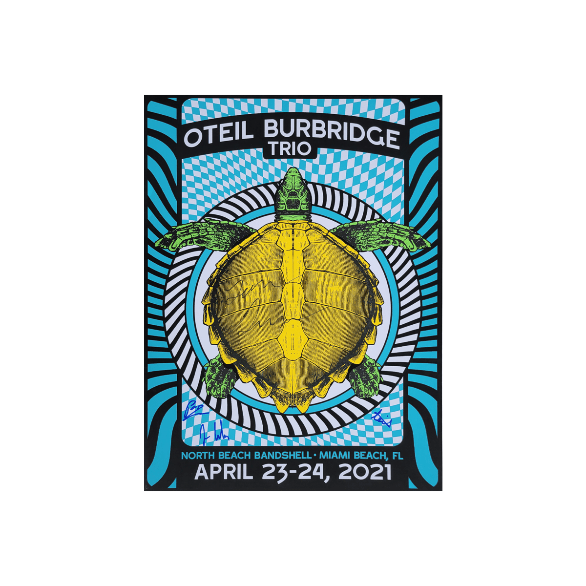 2021 Oteil Burbridge SIGNED Trio Poster, Miami – Merch Shops by Press ...