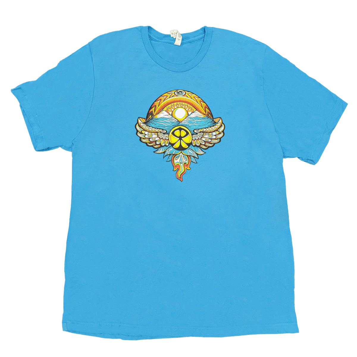Mountain Sun Shirt, Light Blue – Merch Shops by Press Press Merch