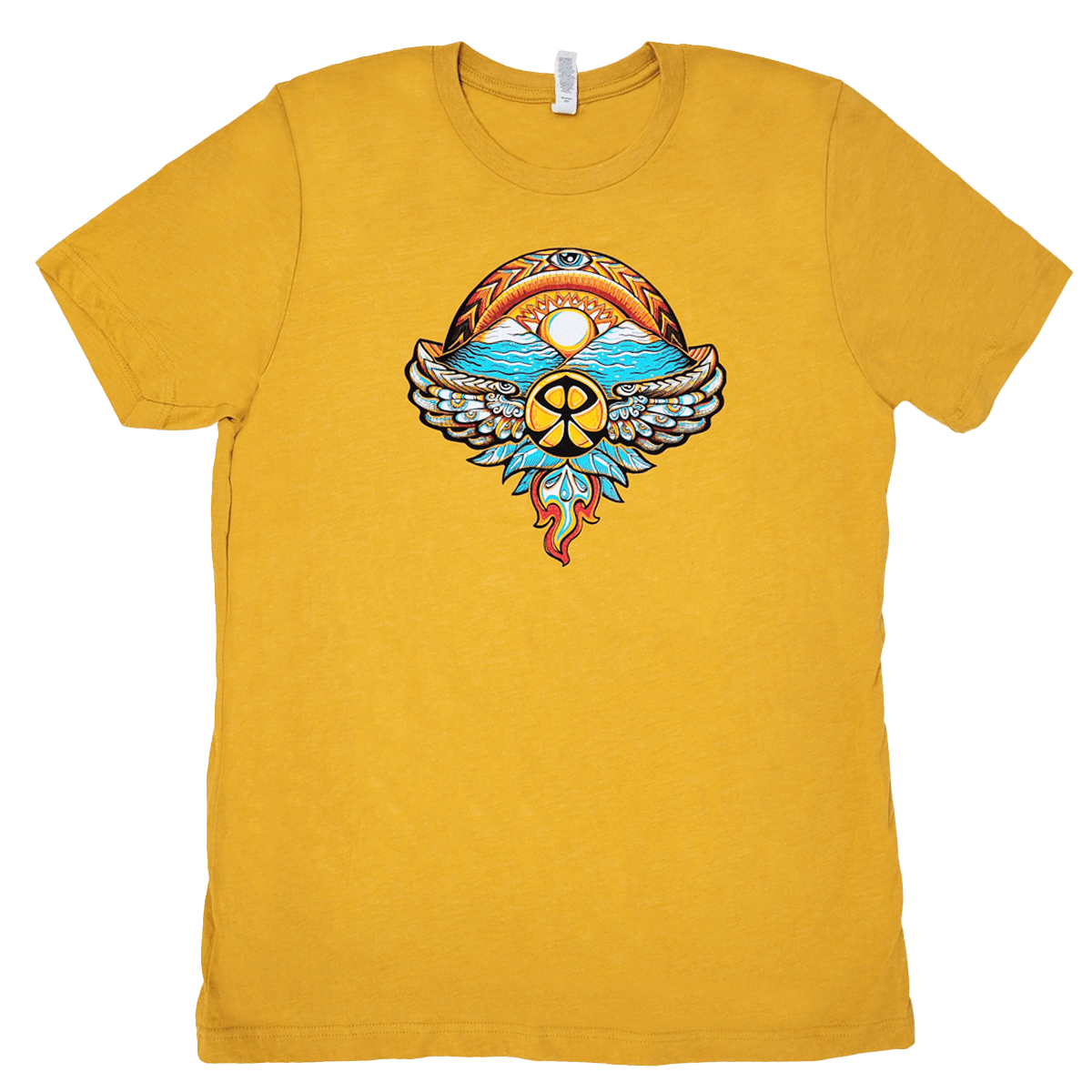 Mountain Sun Shirt - Gold – Merch Shops by Press Press Merch
