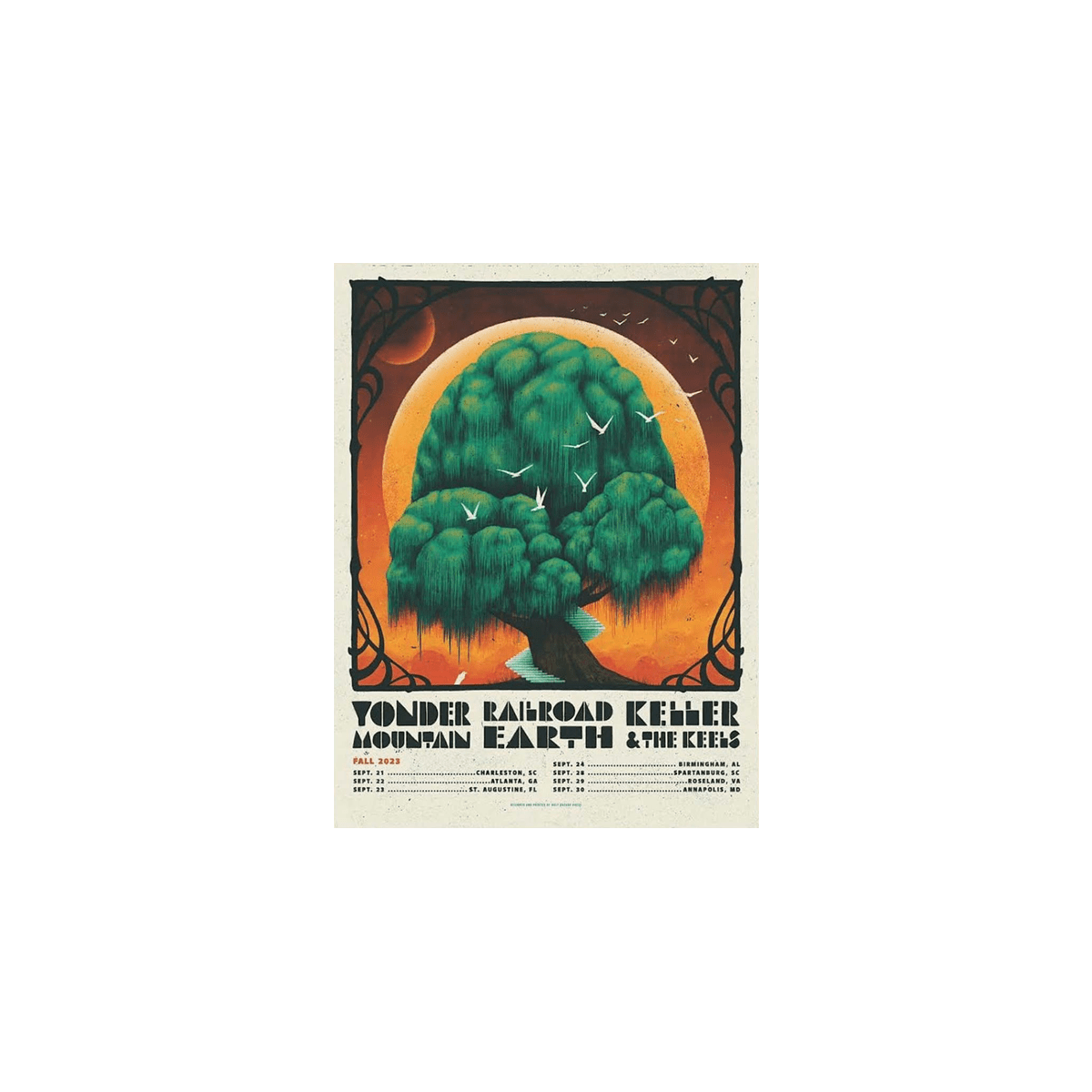 RRE 2023 Fall Tour Poster – Merch Shops by Press Press Merch