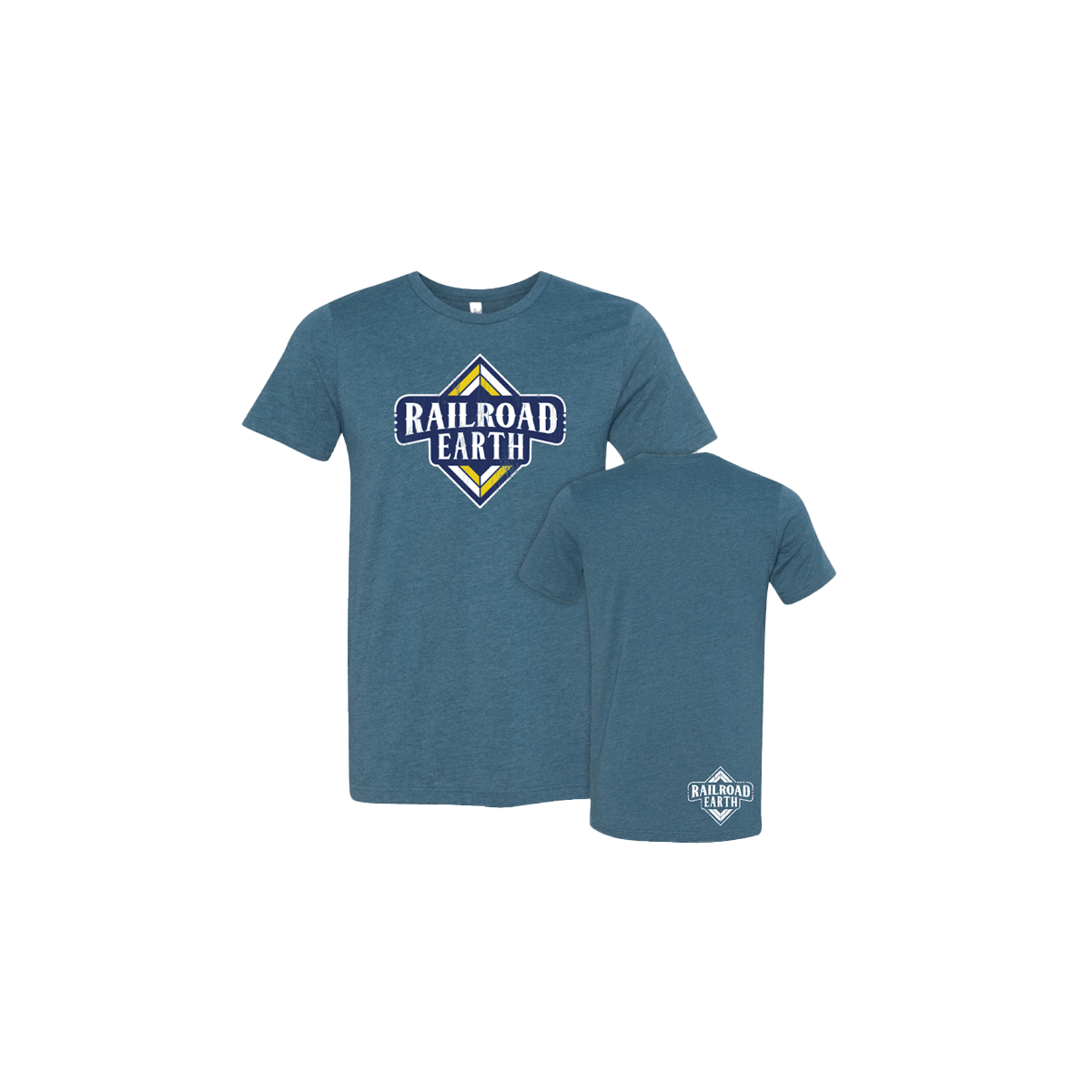 Diamond Tee, Heather Deep Teal – Merch Shops by Press Press Merch