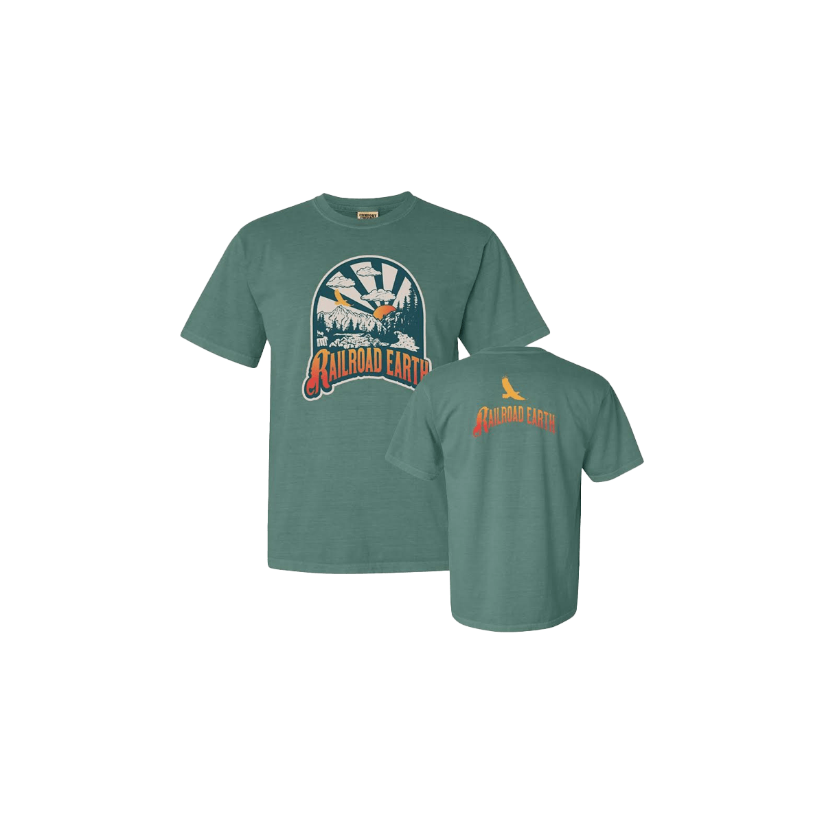 River Tee, Light Green – Merch Shops by Press Press Merch