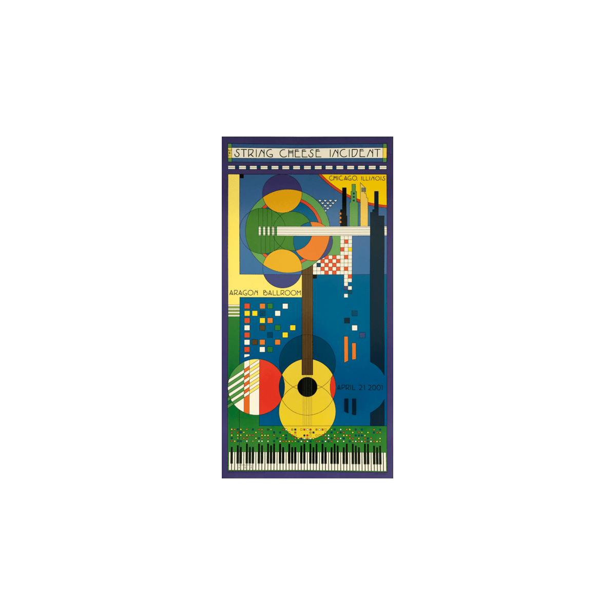 2001 Aragon Ballroom Poster – Merch Shops by Press Press Merch
