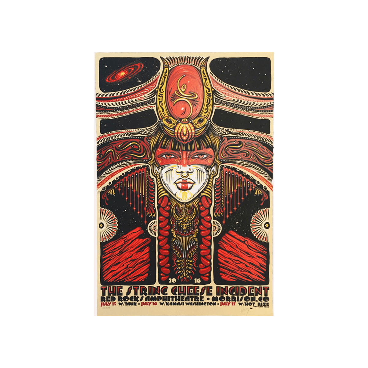 2016 Red Rocks Poster – Merch Shops by Press Press Merch