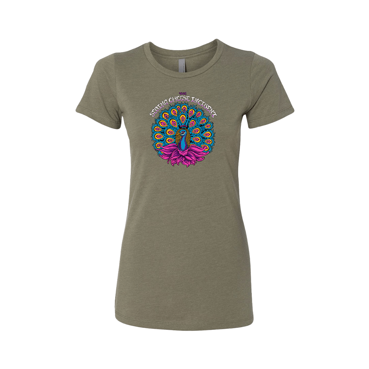 Women's Peacock Olive – Merch Shops by Press Press Merch
